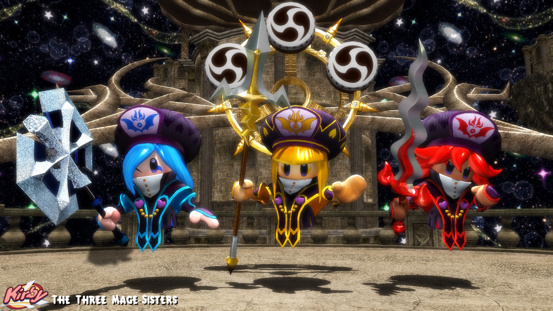 (MMD/FBX Model) The Three Mage-Sisters Download by SAB64 on DeviantArt