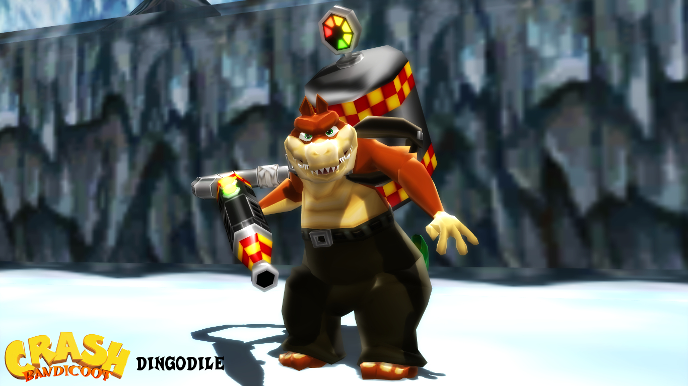 Crash Bandicoot Dingodile Toy