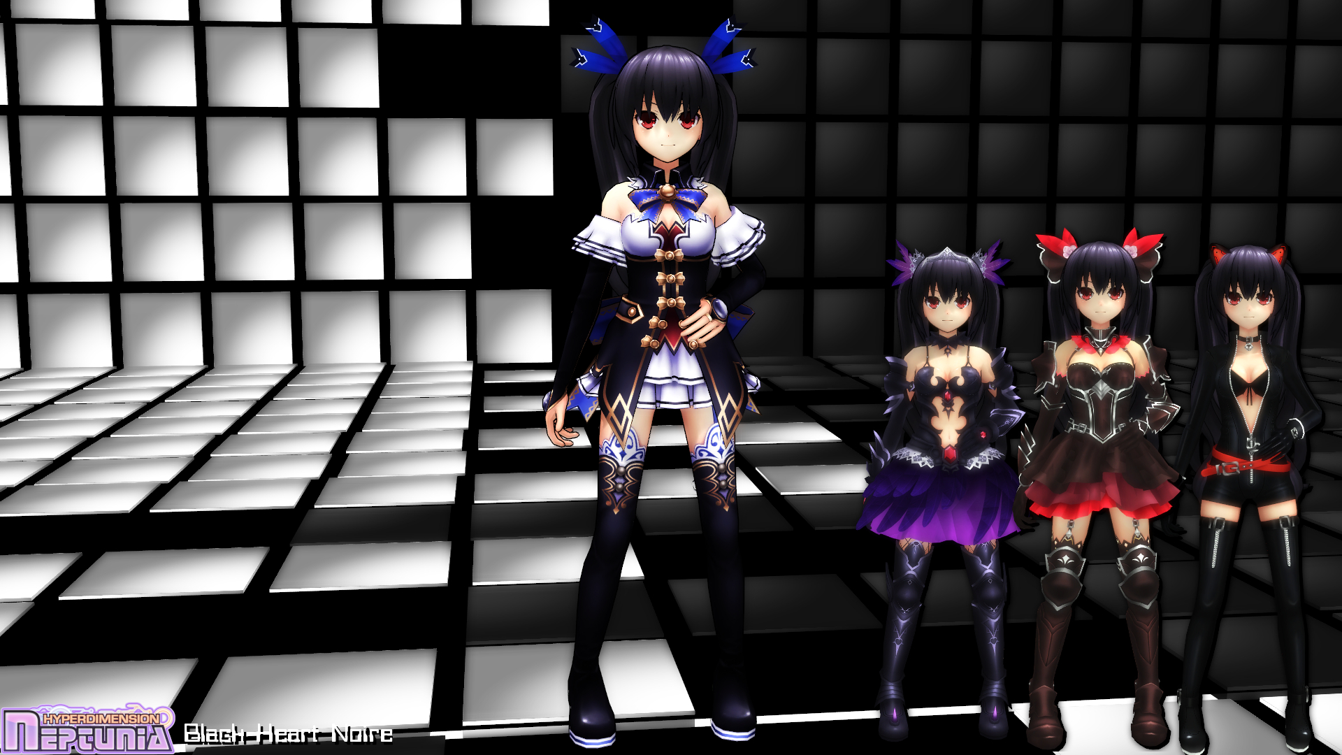 (MMD Model) Black Heart Noire Download by SAB64 on DeviantArt