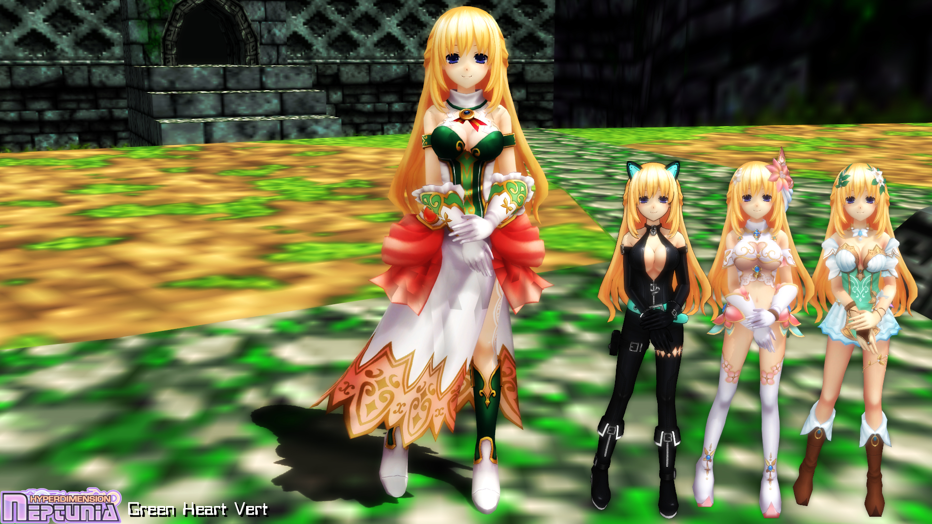 (MMD Model) Green Heart Vert Download by SAB64 on DeviantArt