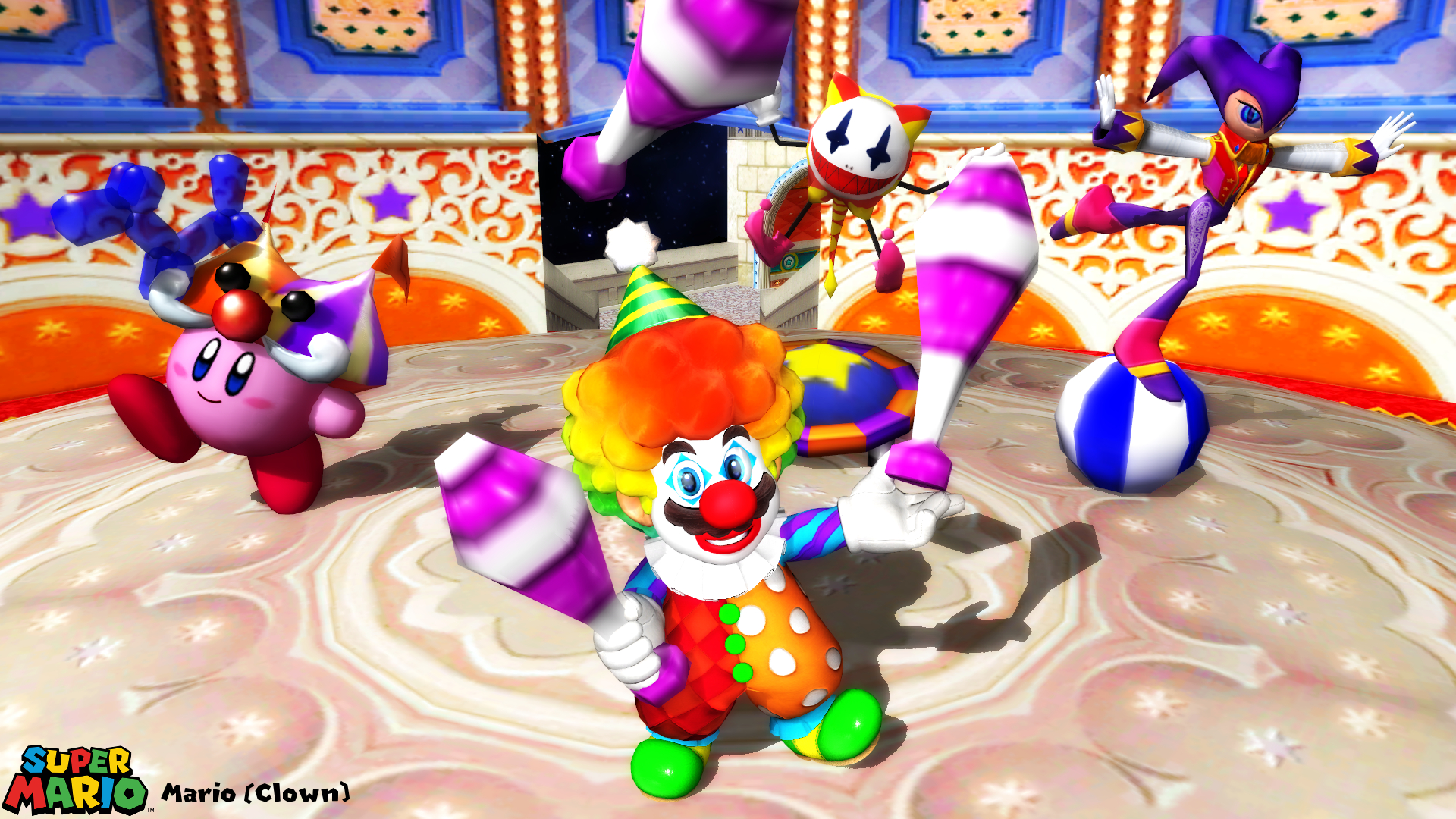 (MMD Model) Mario (Clown) Download by SAB64 on DeviantArt