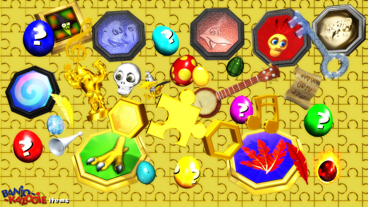 (MMD Model) Banjo-Kazooie Items Download by SAB64 on DeviantArt