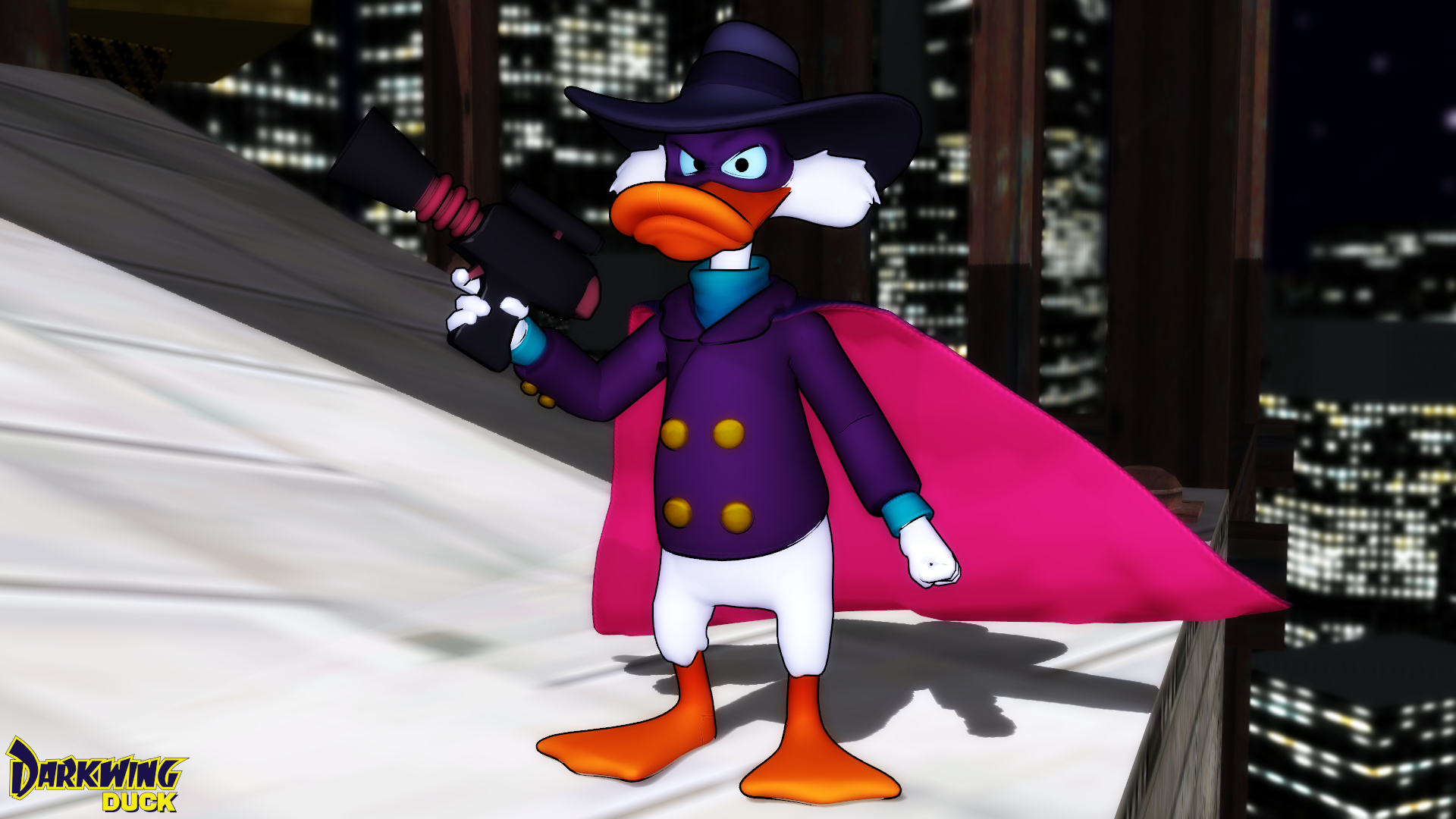 (MMD/Blender Model) Darkwing Duck Download by SAB64 on DeviantArt
