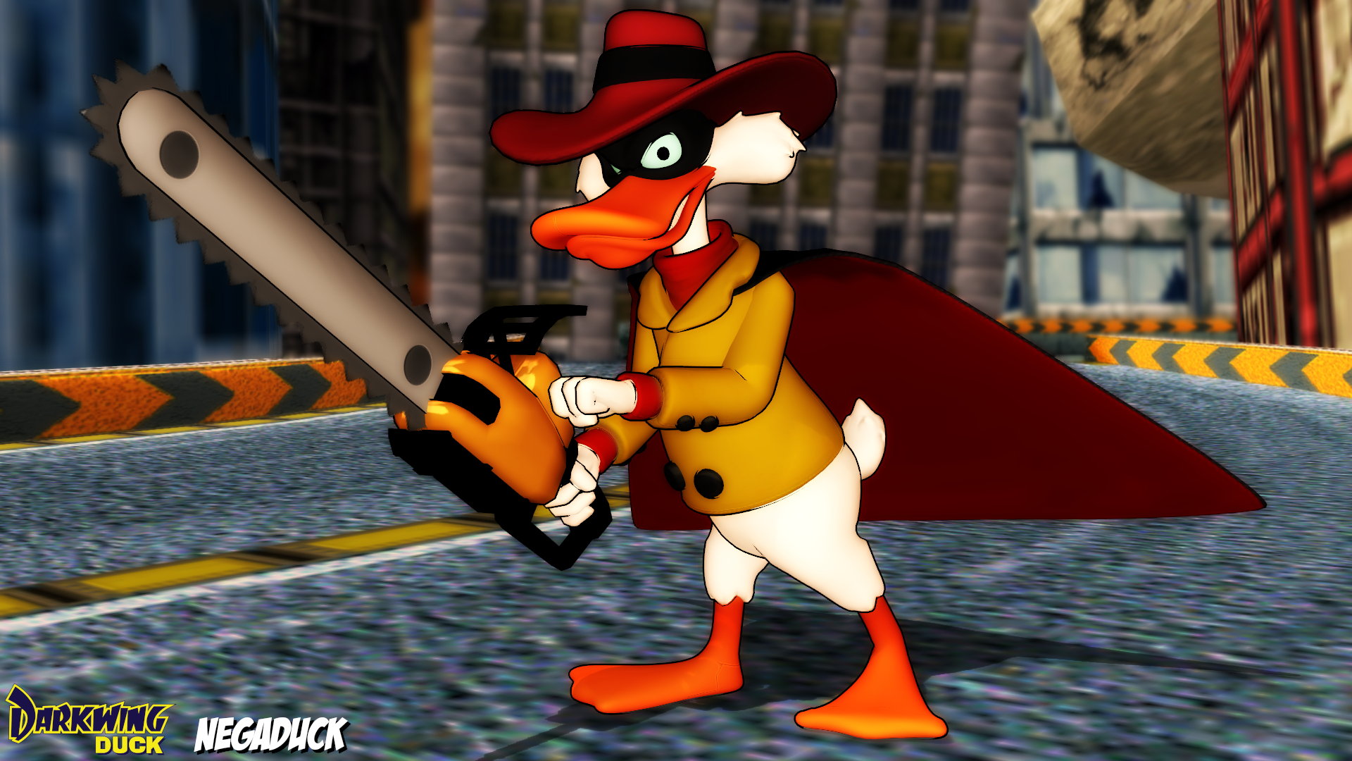 (MMD/Blender Model) Negaduck Download by SAB64 on DeviantArt