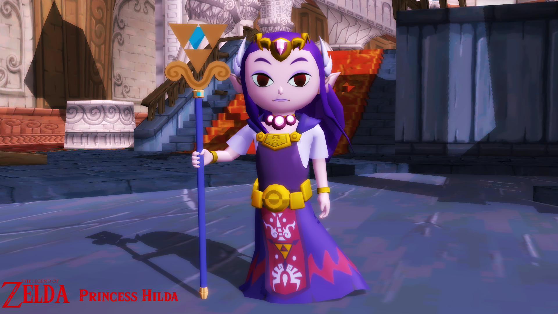 (MMD Model) Princess Hilda (Toon) Download by SAB64 on DeviantArt