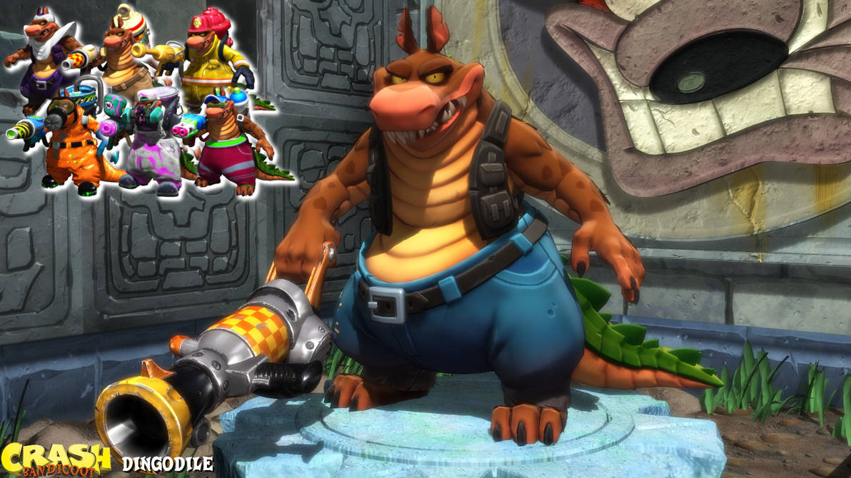 (MMD Model) Dingodile (IAT) Download by SAB64 on DeviantArt