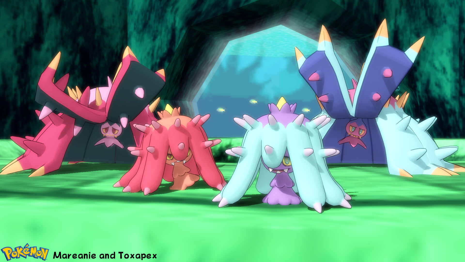 (MMD Model) Mareanie Family Download by SAB64 on DeviantArt