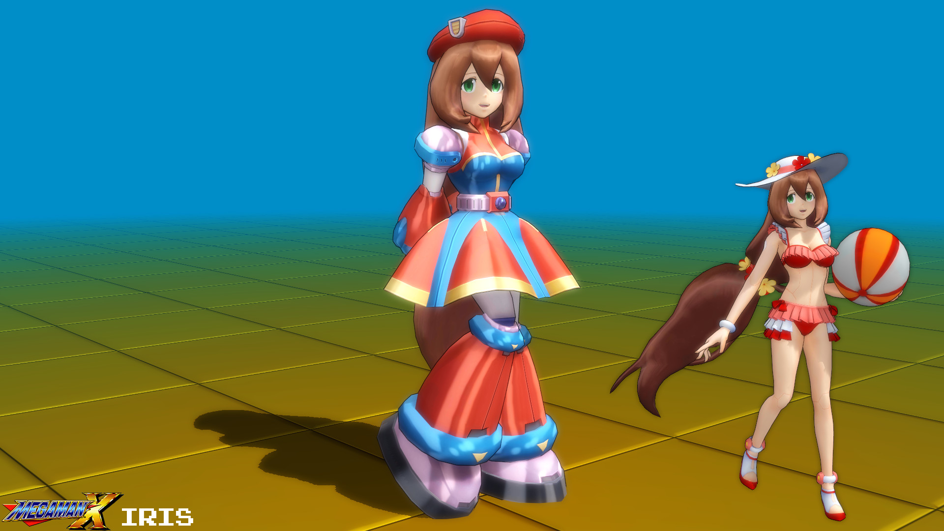(MMD Model) Iris (Mega Man X) Download by SAB64 on DeviantArt