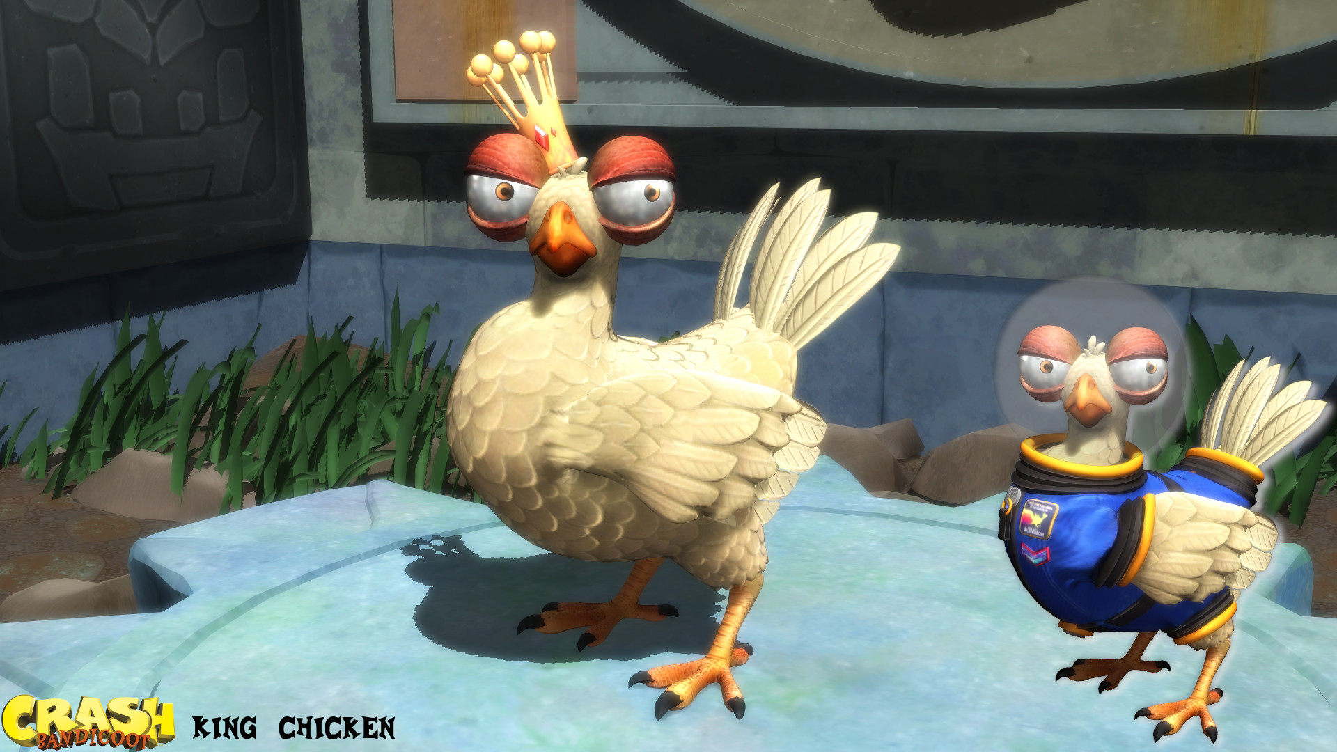 (MMD Model) King Chicken Download by SAB64 on DeviantArt