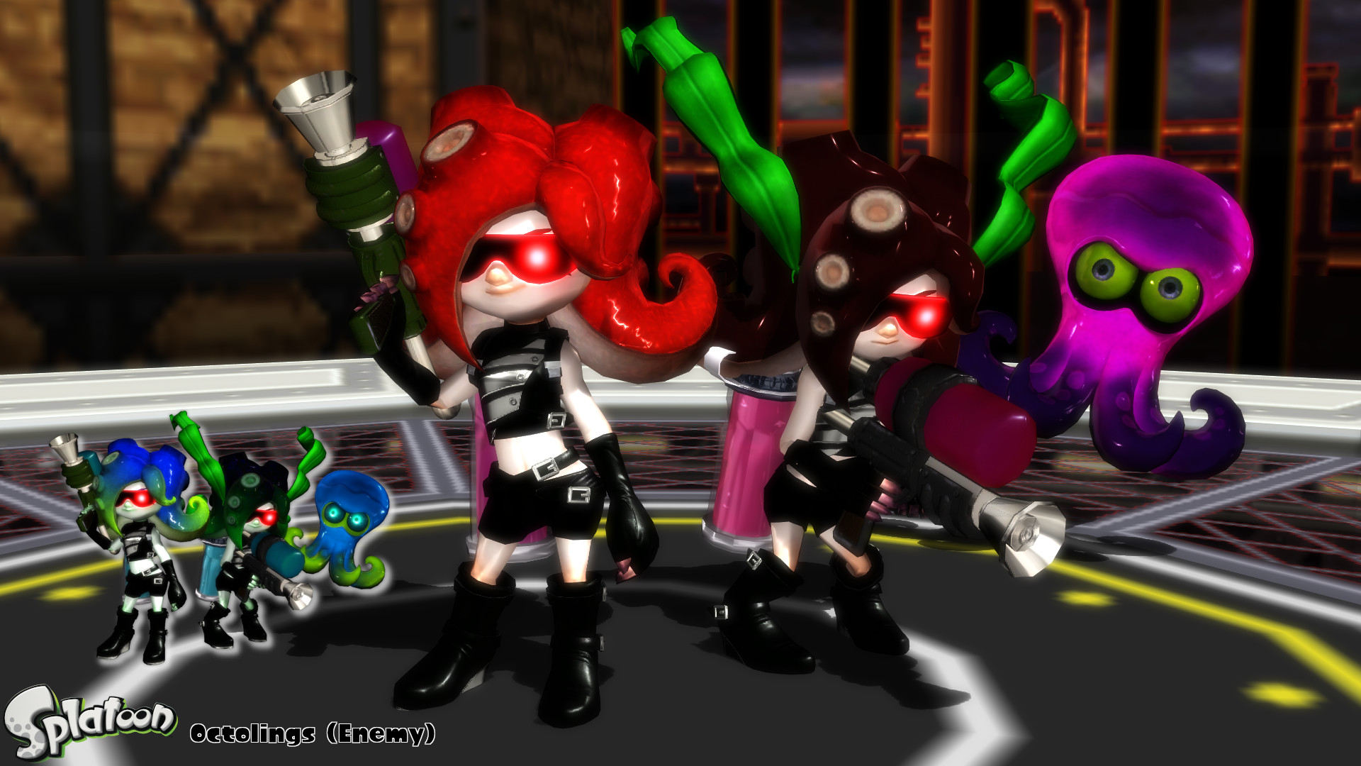 (MMD Model) Octoling (Enemy) Download by SAB64 on DeviantArt