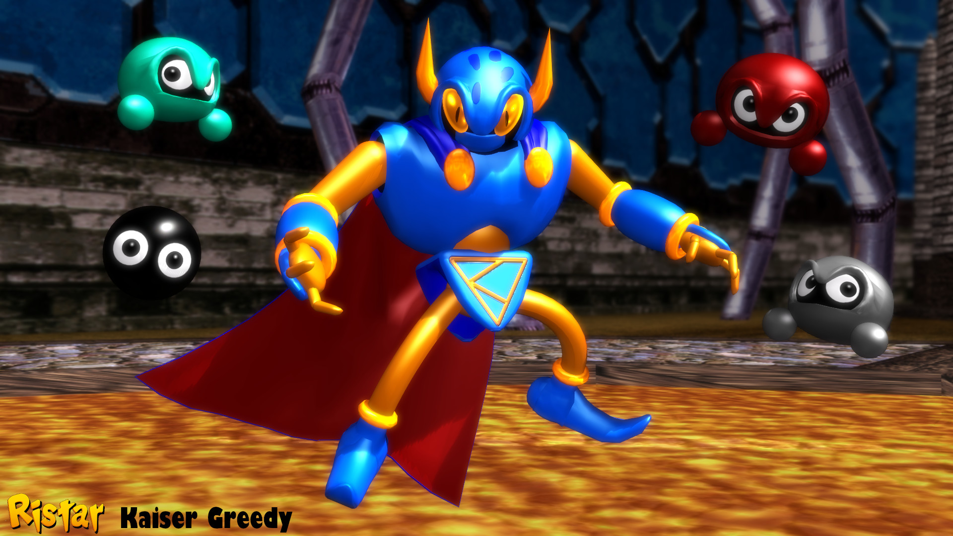 (MMD Model) Kaiser Greedy Download by SAB64 on DeviantArt