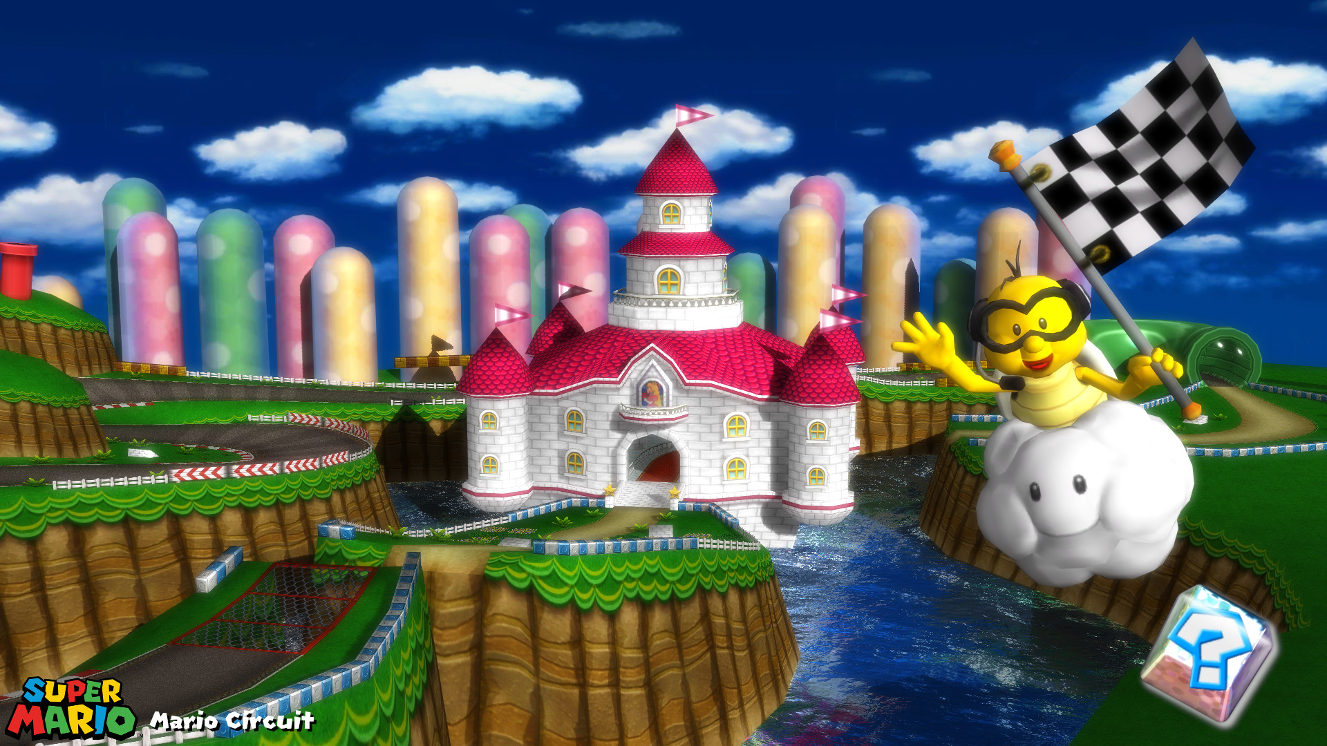 (MMD Stage/Model) Mario Circuit and Lakitu DL by SAB64 on DeviantArt