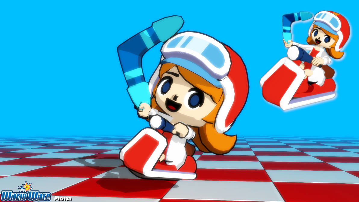 Warioware Mona 3d