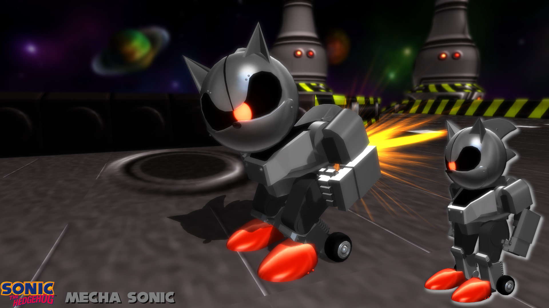 (MMD/FBX Model) Mecha Sonic (Death Egg) DL by SAB64 on DeviantArt