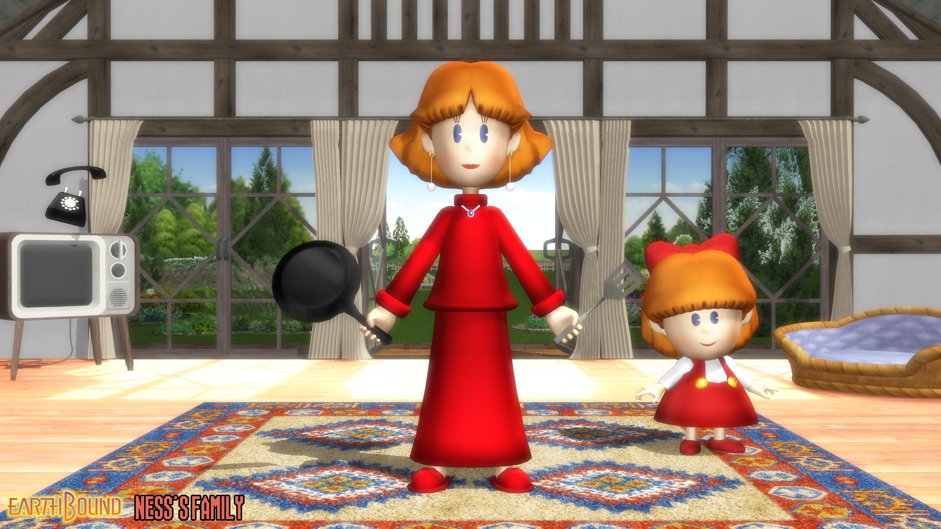 (MMD Model) Ness' Parents Download by SAB64 on DeviantArt