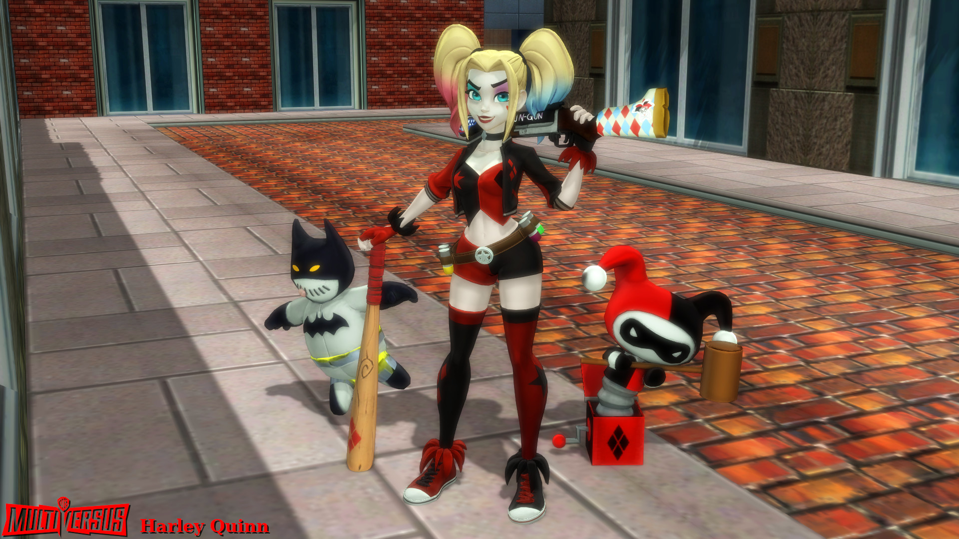 Mmd Model Harley Quinn Multiversus Dl By Sab64 On Deviantart