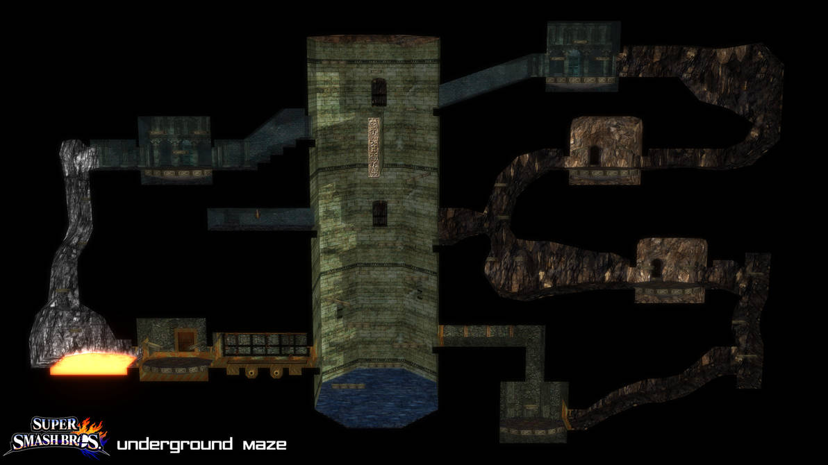 (MMD Stage) Underground Maze Download by SAB64 on DeviantArt