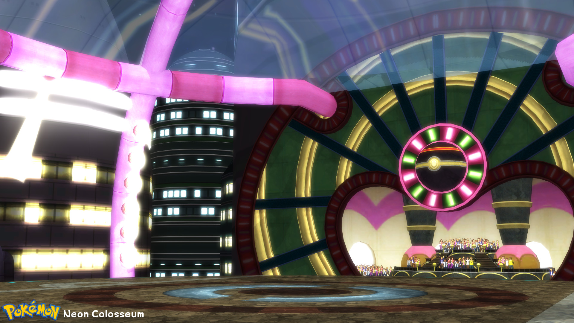 (MMD Stage) Neon Colosseum Download by SAB64 on DeviantArt