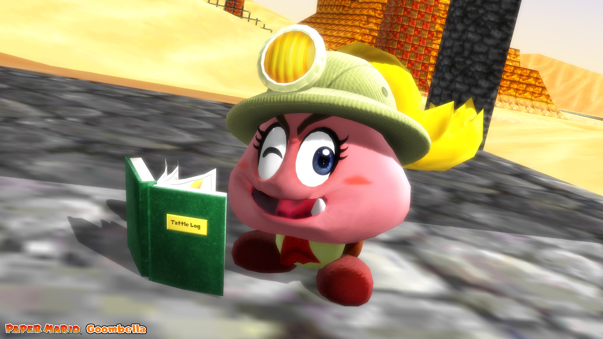 (MMD/FBX Model) Goombella (3D) Download by SAB64 on DeviantArt