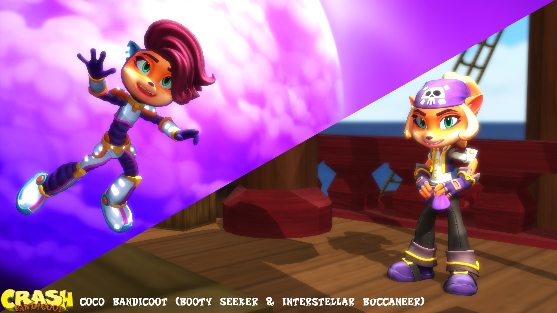 (MMD Models) Coco Bandicoot (Pirates) Download by SAB64 on DeviantArt