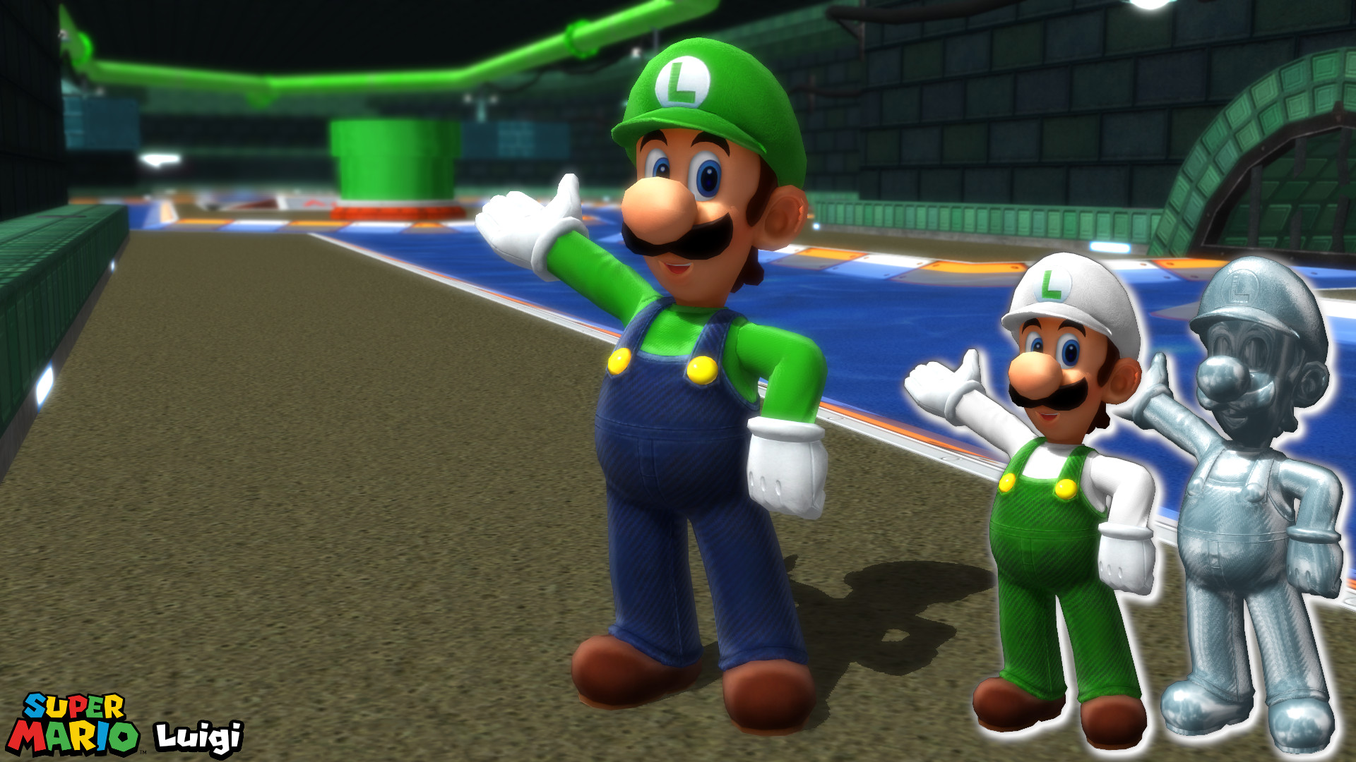 (MMD Model) Luigi (SMP) Download by SAB64 on DeviantArt