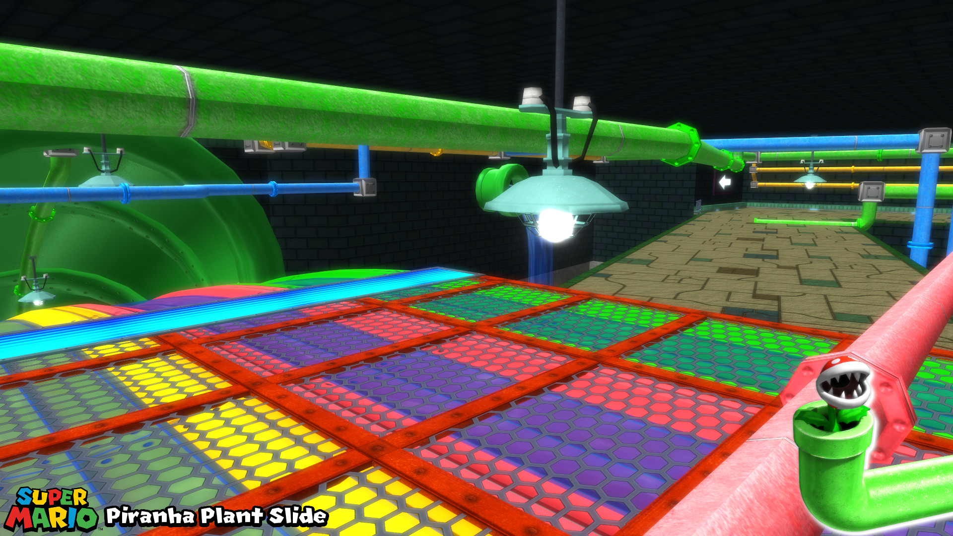 (MMD Stage) Piranha Plant Slide Download by SAB64 on DeviantArt