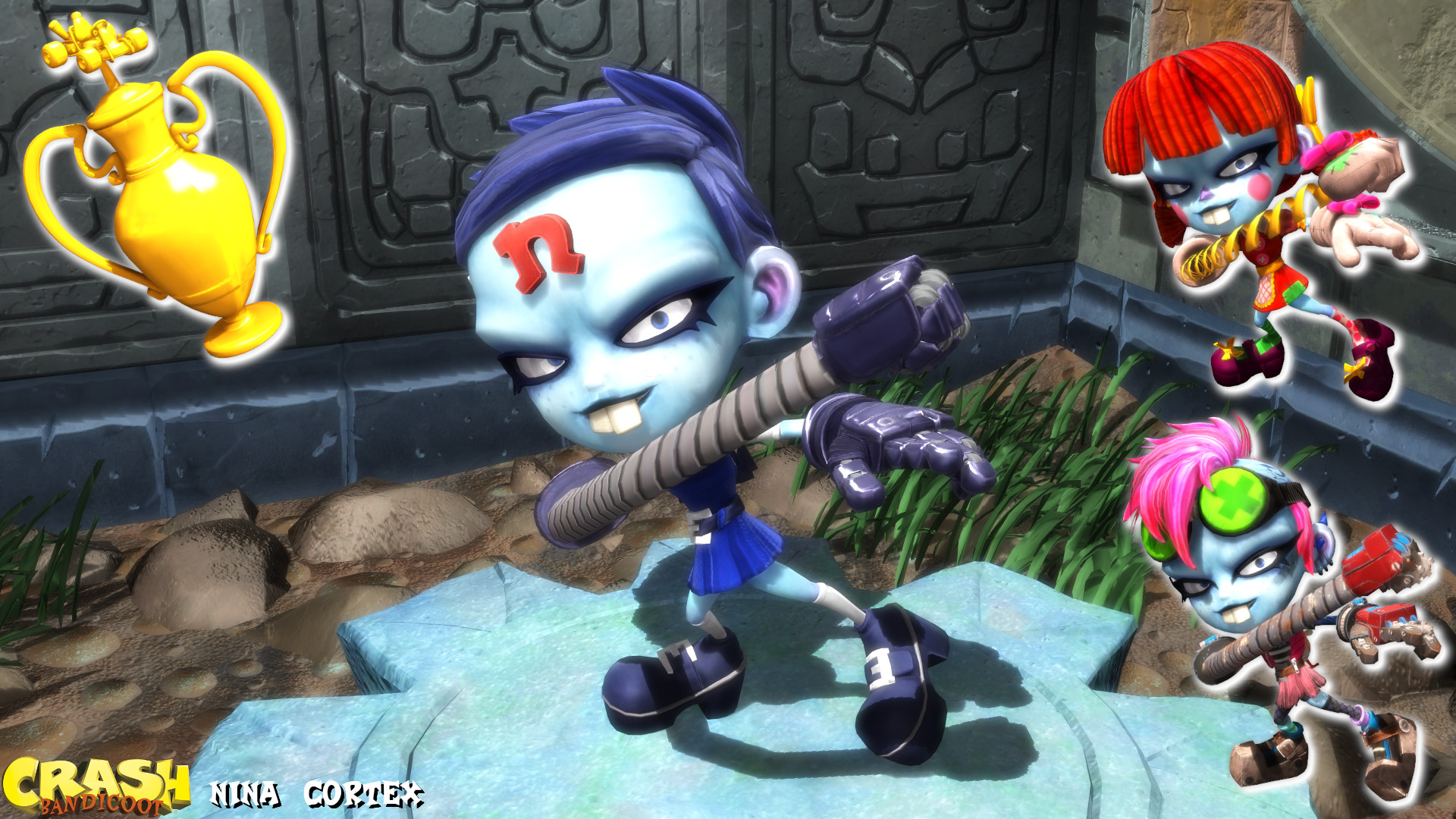 (MMD Model) Nina Cortex (CTRNF) Download by SAB64 on DeviantArt