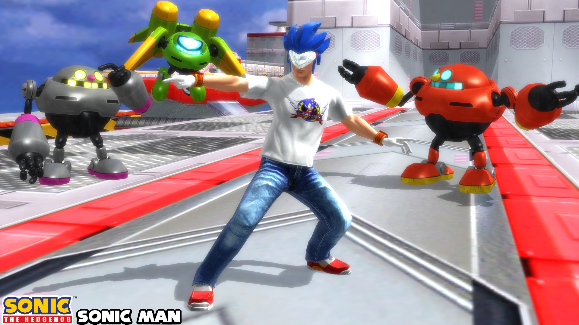 (MMD Model) Sonic Man Download by SAB64 on DeviantArt