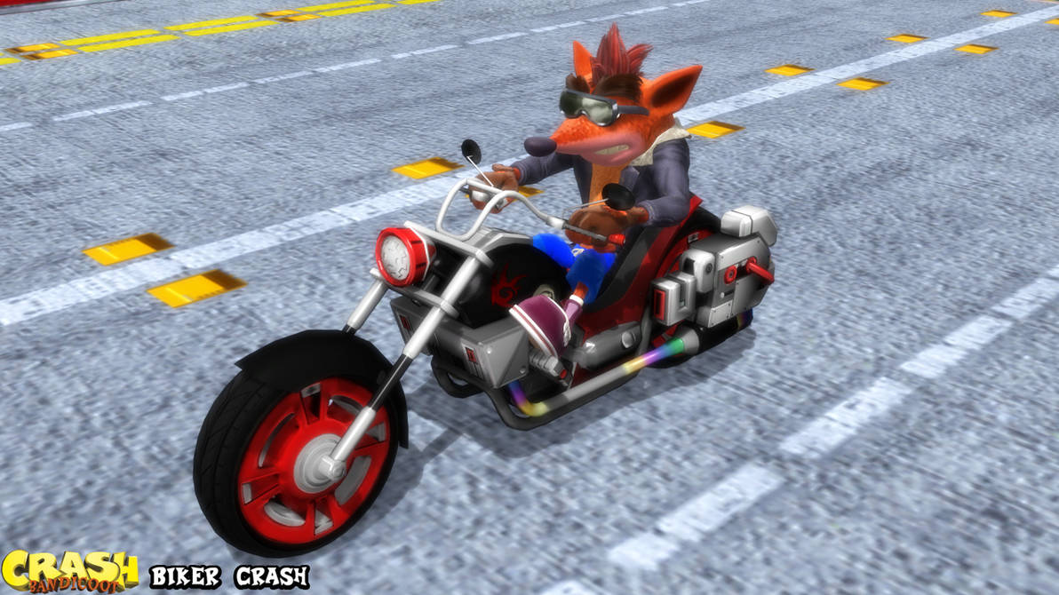 (MMD Model) Crash Bandicoot (Biker) Download by SAB64 on DeviantArt