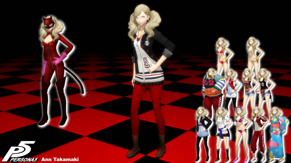 (MMD Model) Ann Takamaki Download by SAB64 on DeviantArt