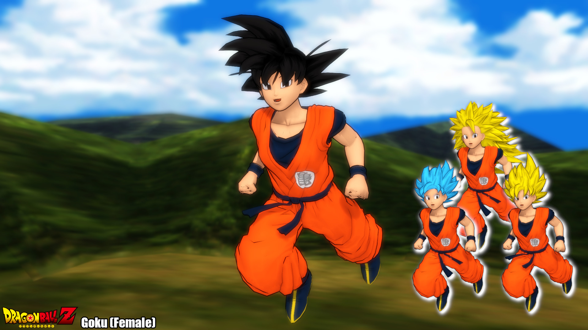 (MMD Model) Goku (Female) Download by SAB64 on DeviantArt
