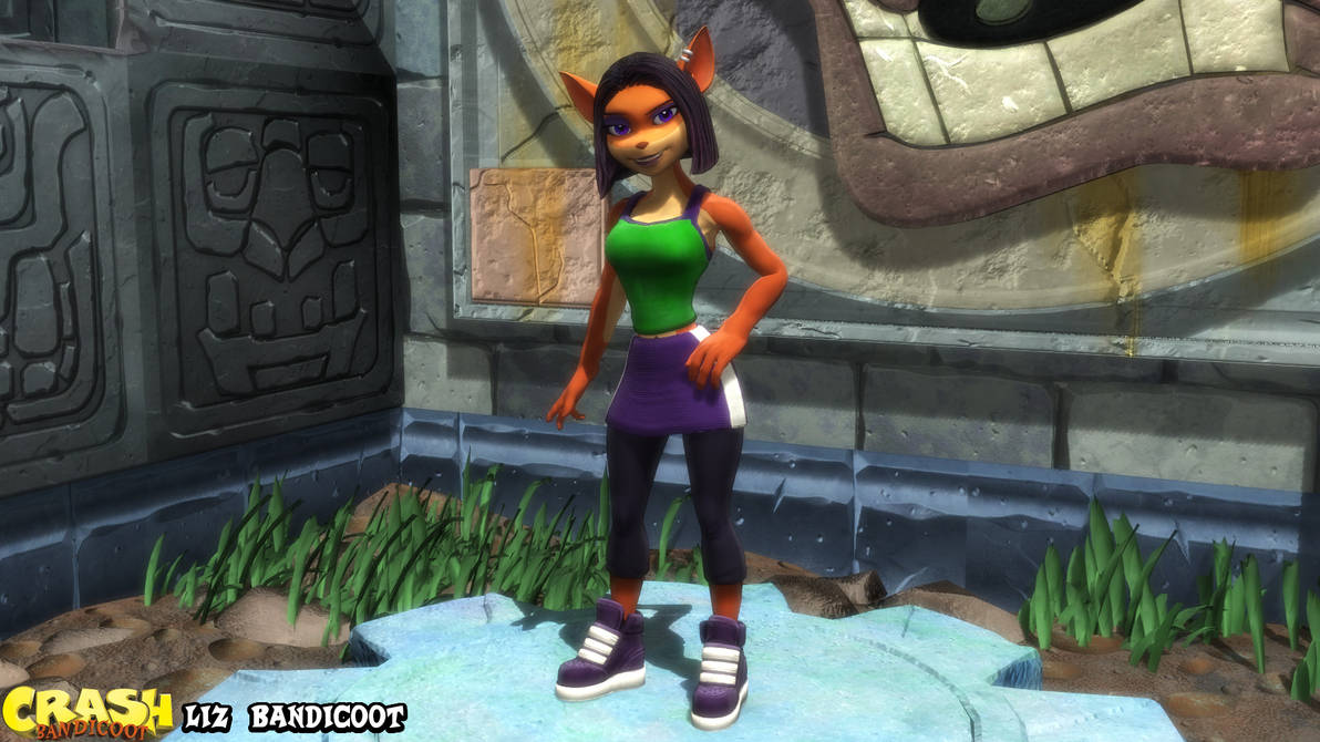 (MMD Model) Liz Bandicoot (Crash 4-styled) DL by SAB64 on DeviantArt
