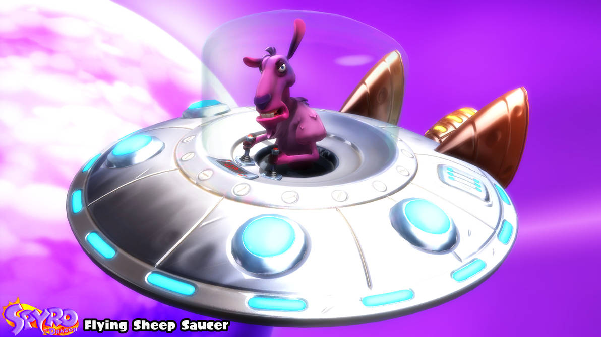 (MMD Model) Flying Sheep Saucer Download by SAB64 on DeviantArt