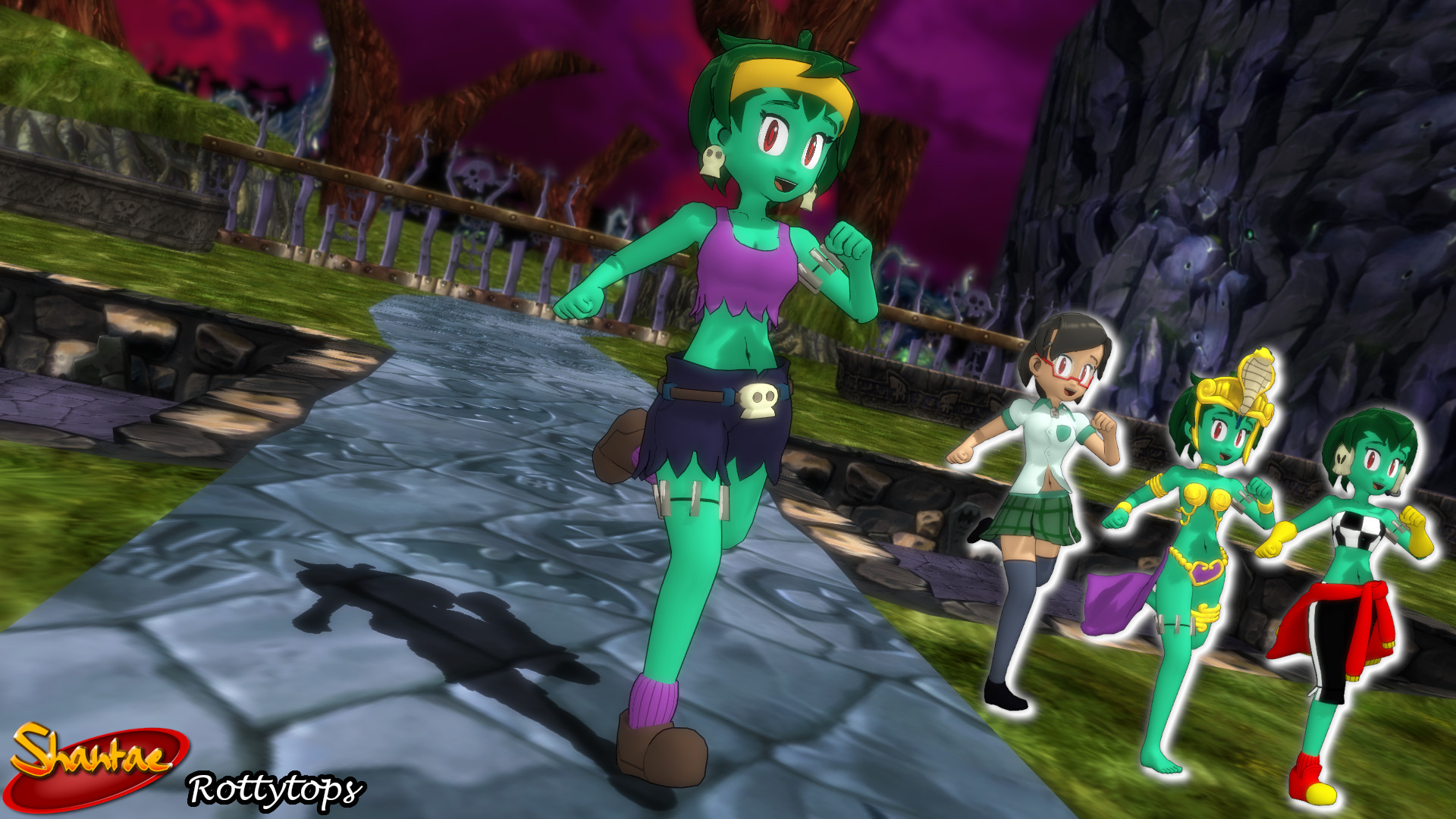 (MMD Model) Rottytops Download by SAB64 on DeviantArt