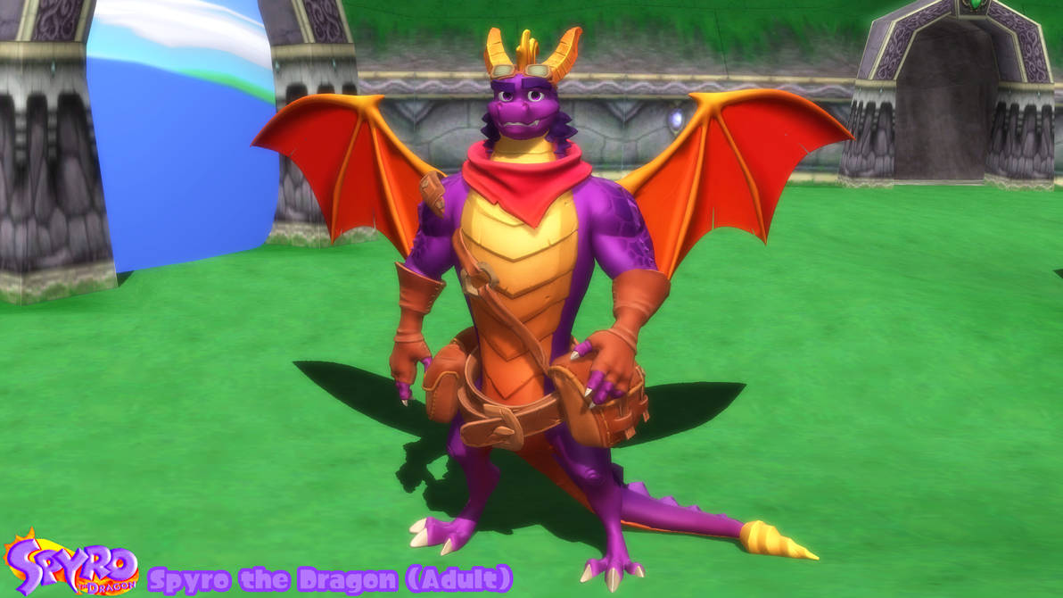 (MMD Model) Spyro the Dragon (Adult) Download by SAB64 on DeviantArt