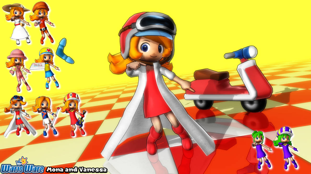 Mmd Model Mona And Vanessa Download By Sab On Deviantart