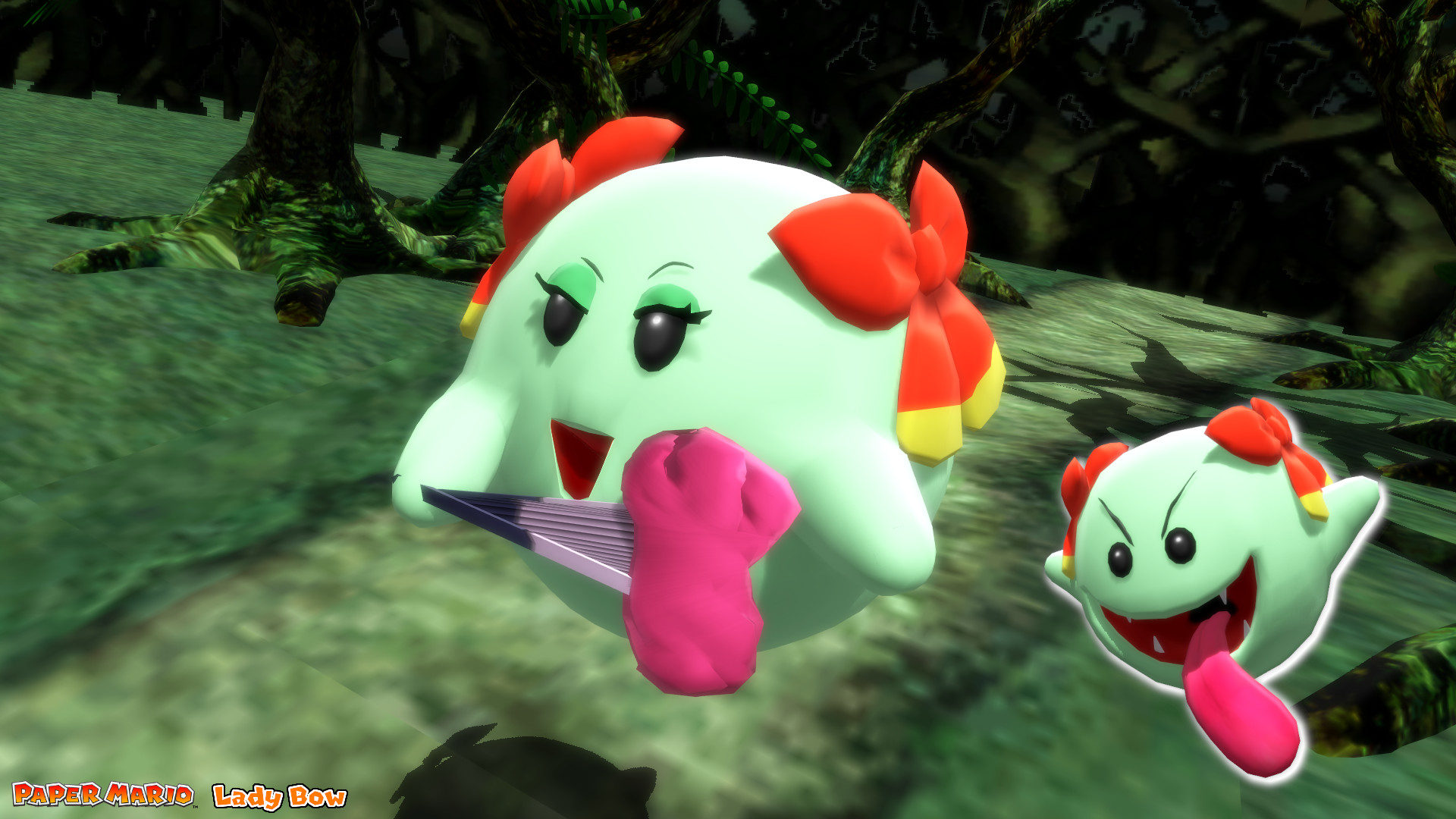 (MMD/FBX Model) Lady Bow (3D) Download by SAB64 on DeviantArt