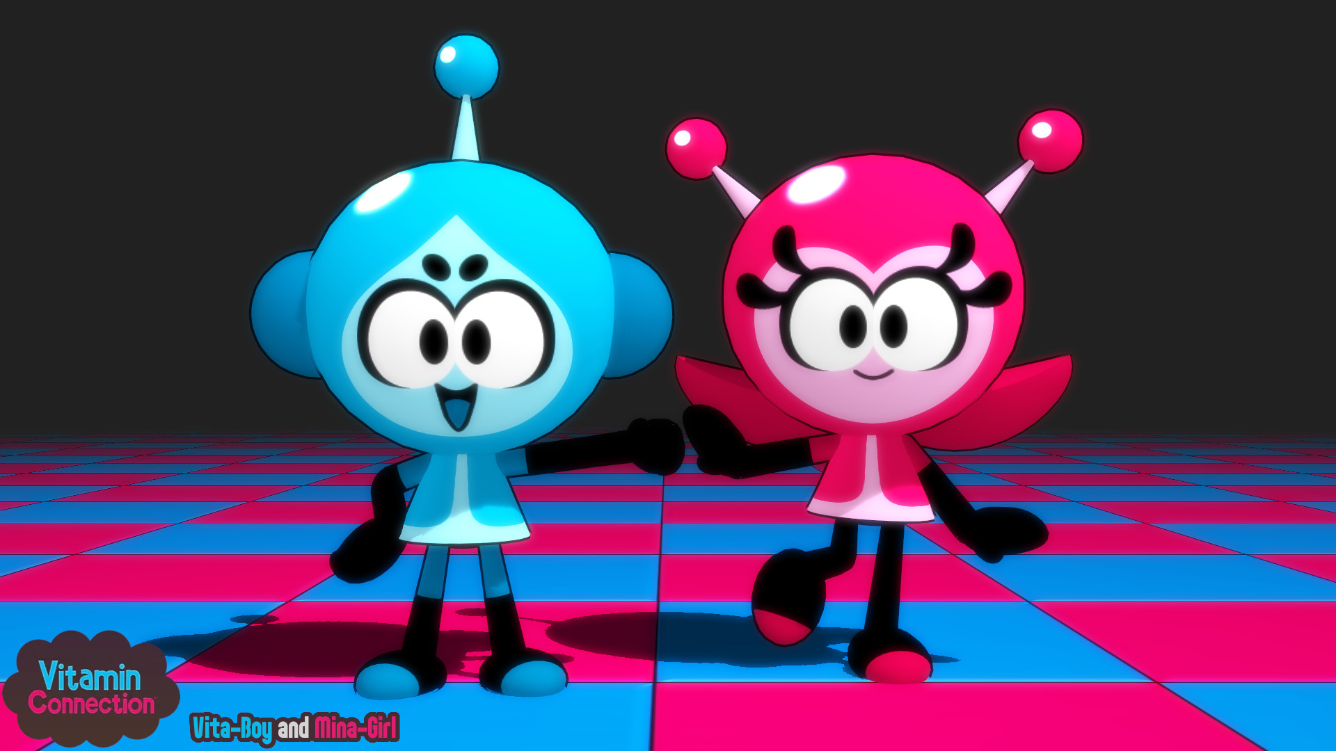 (MMD Model) Vita-Boy and Mina-Girl Download by SAB64 on DeviantArt