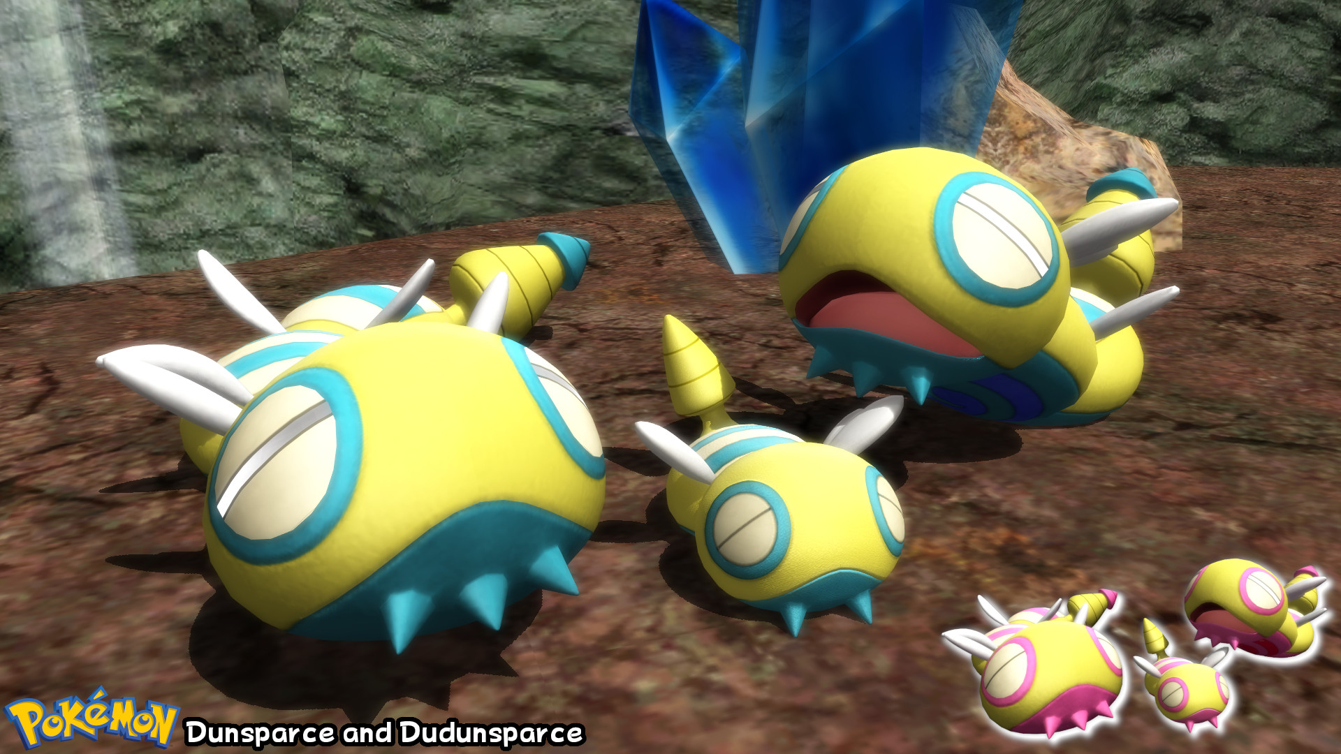 (MMD Model) Dunsparce and Dudunsparce Download by SAB64 on DeviantArt