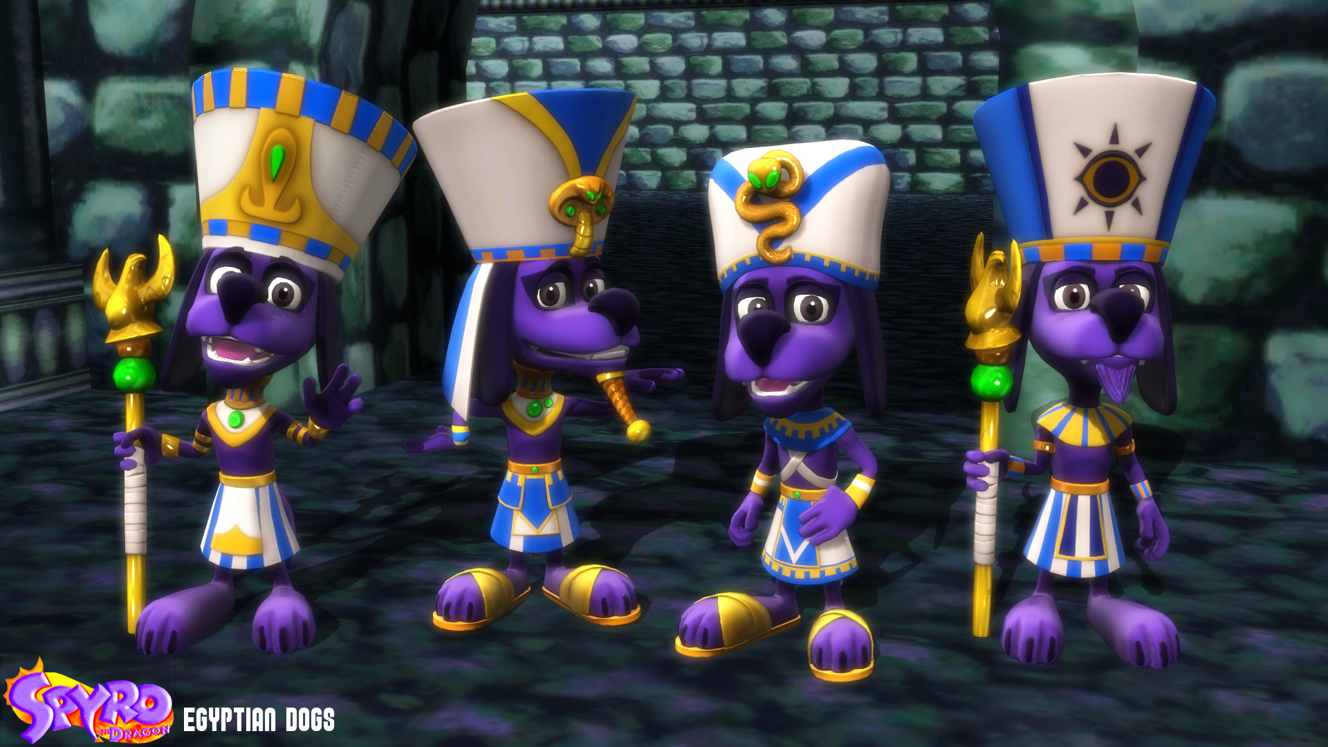 (MMD Model) Egyptian Dogs Download by SAB64 on DeviantArt