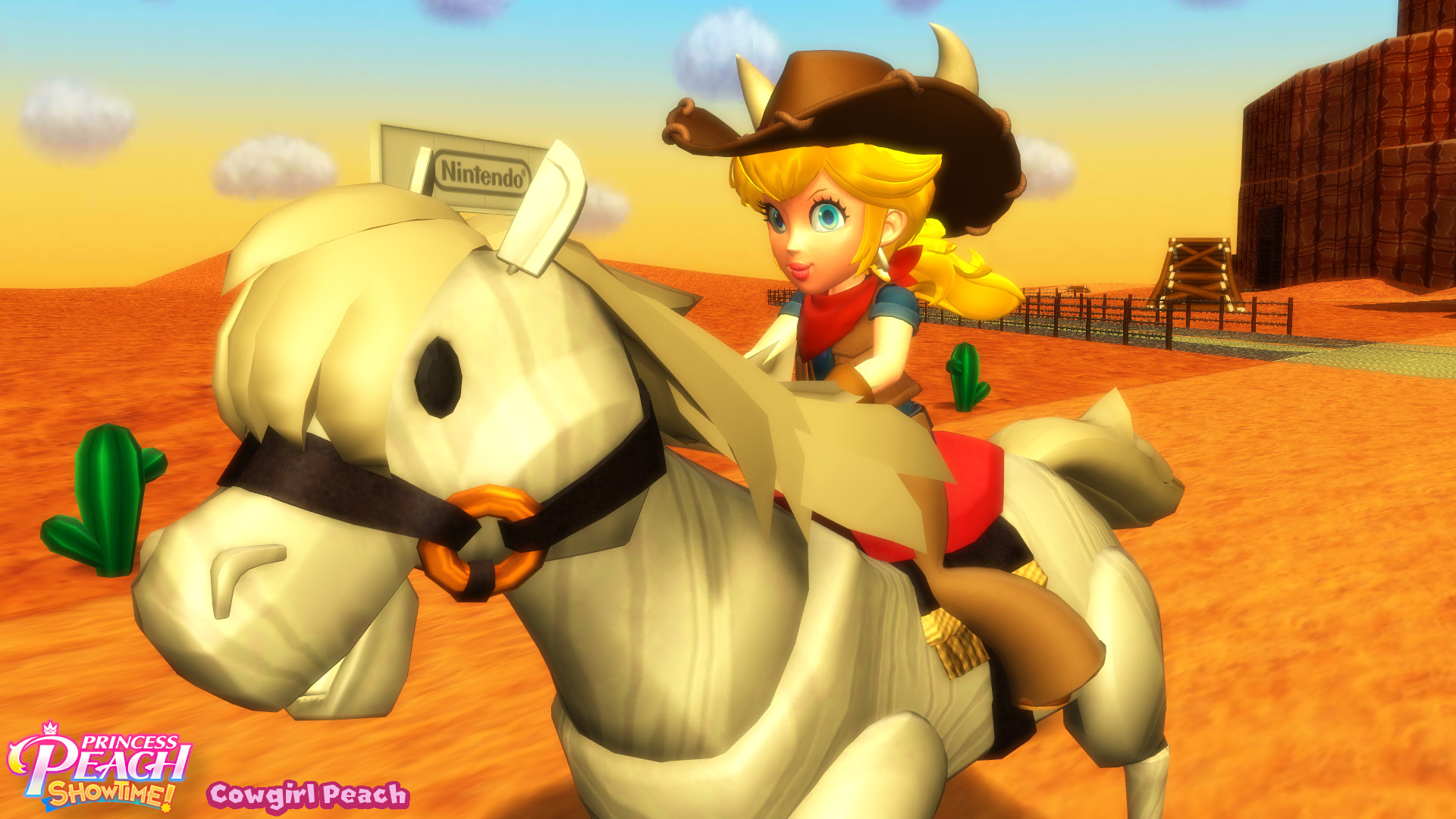 (MMD Model) Cowgirl Peach Download by SAB64 on DeviantArt