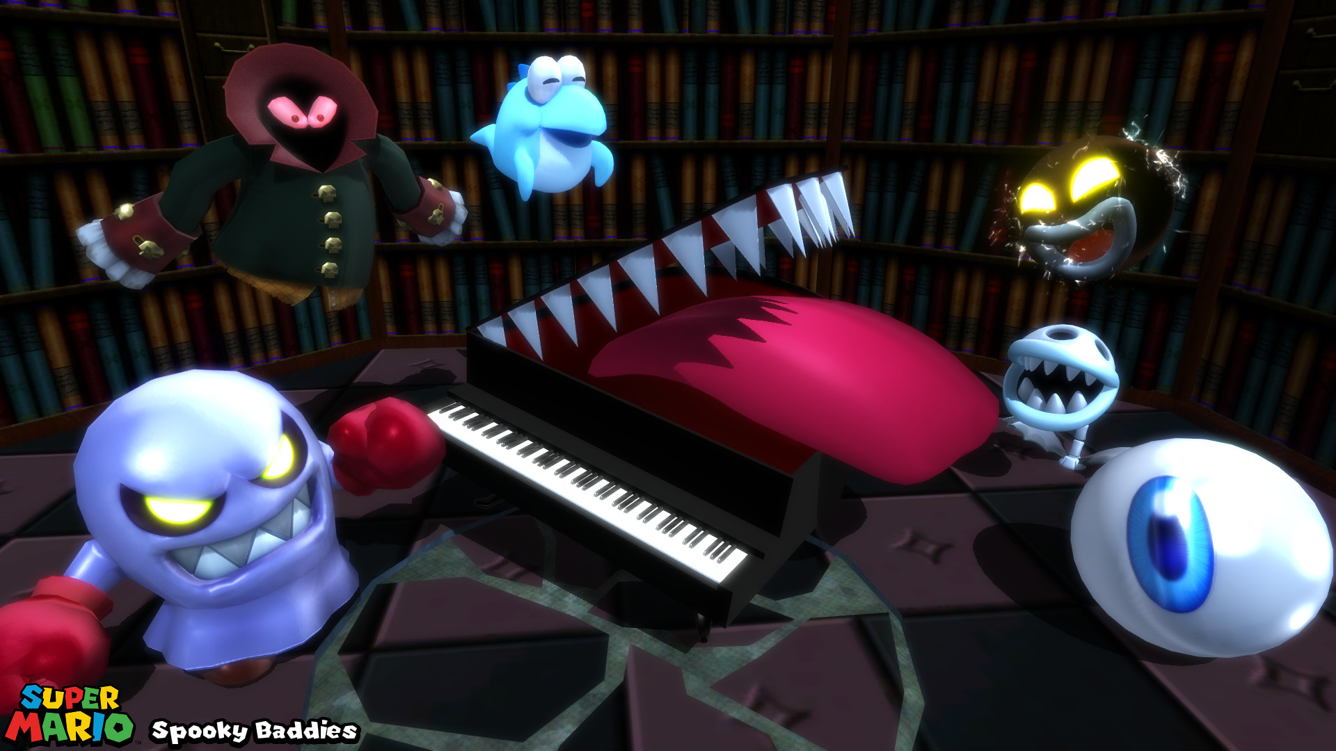 (MMD Model) Spooky Baddies Download by SAB64 on DeviantArt