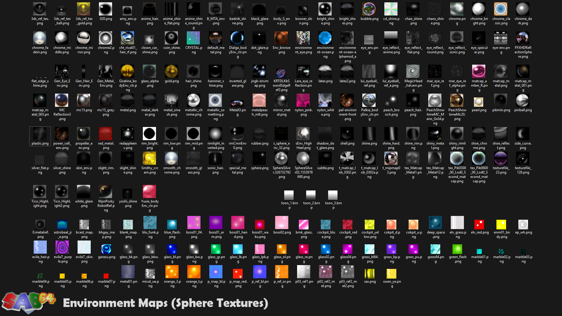 MMD Sphere Textures (Environment Maps) by SAB64 on DeviantArt