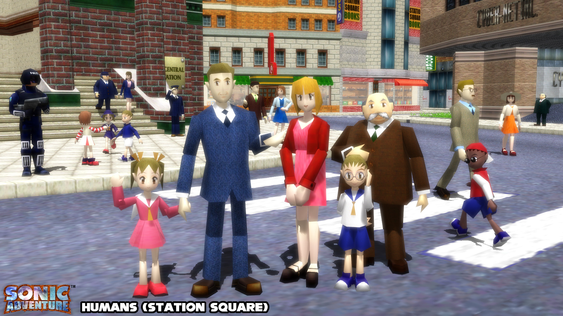 (MMD Model) Humans (Station Square) Download by SAB64 on DeviantArt