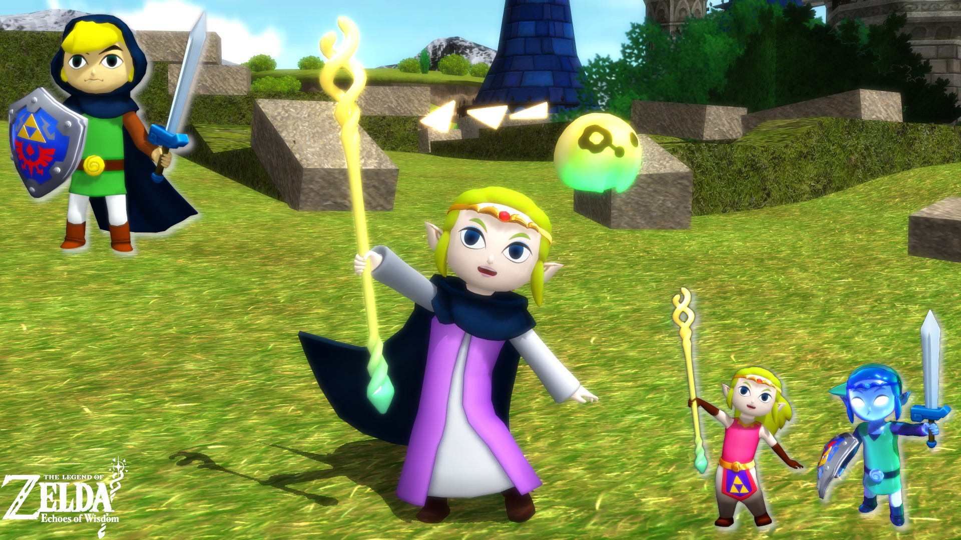 (MMD Model) Zelda (Echoes of Wisdom, Toon) DL by SAB64 on DeviantArt
