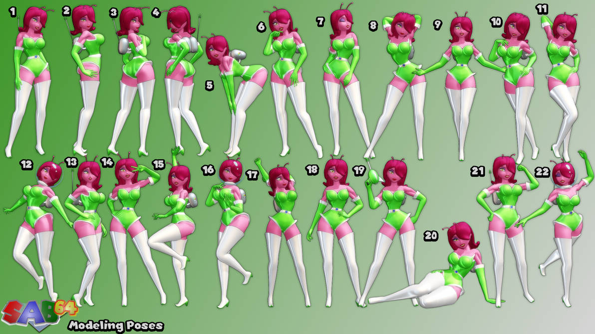 (MMD Pose Data) Modeling Poses Download by SAB64 on DeviantArt