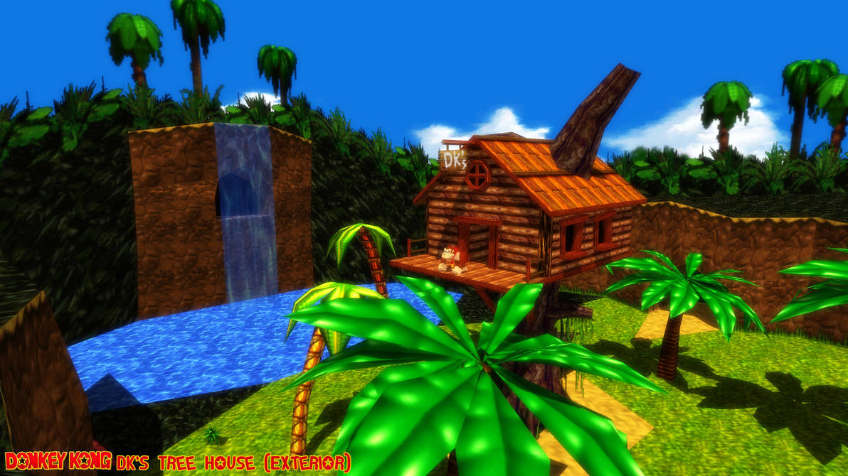(MMD Stage) DK's Tree House (Exterior) (DK64) DL by SAB64 on DeviantArt