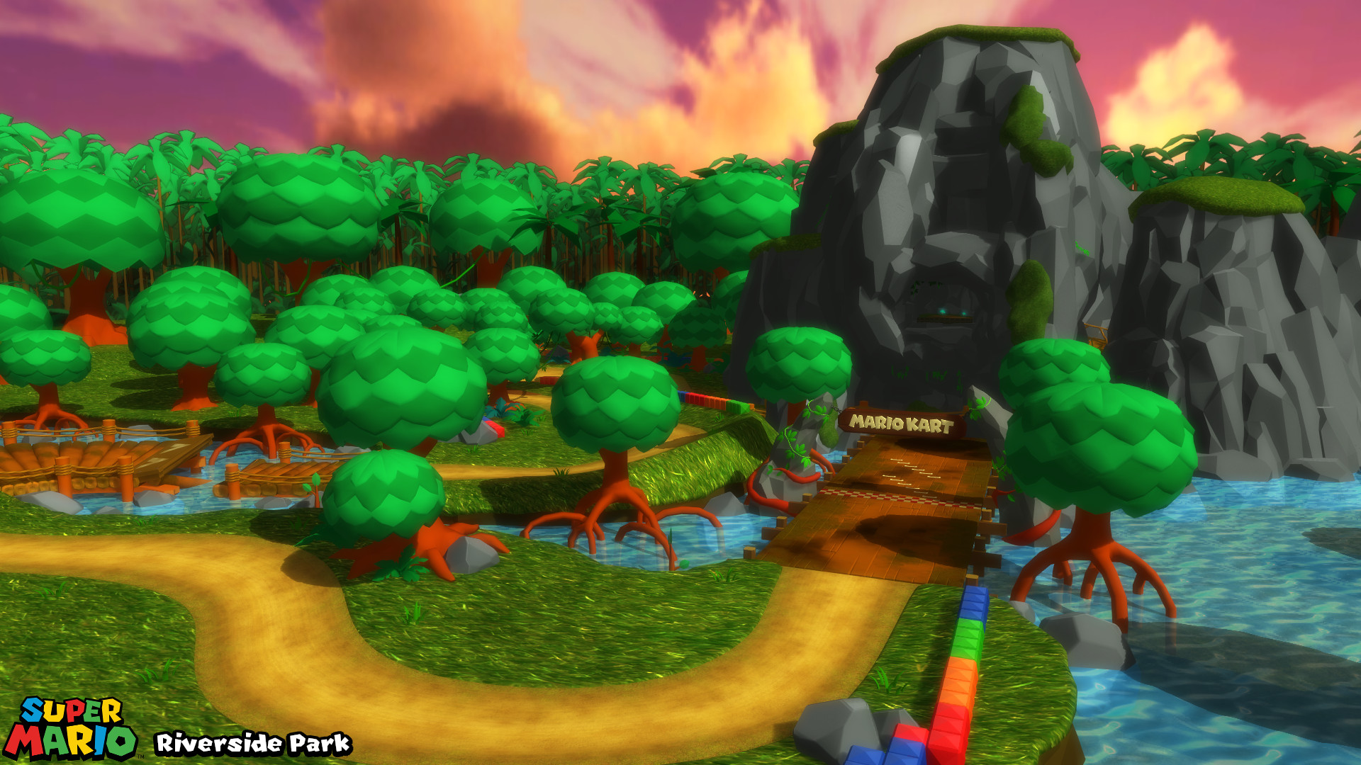 (MMD Stage) Riverside Park Download by SAB64 on DeviantArt
