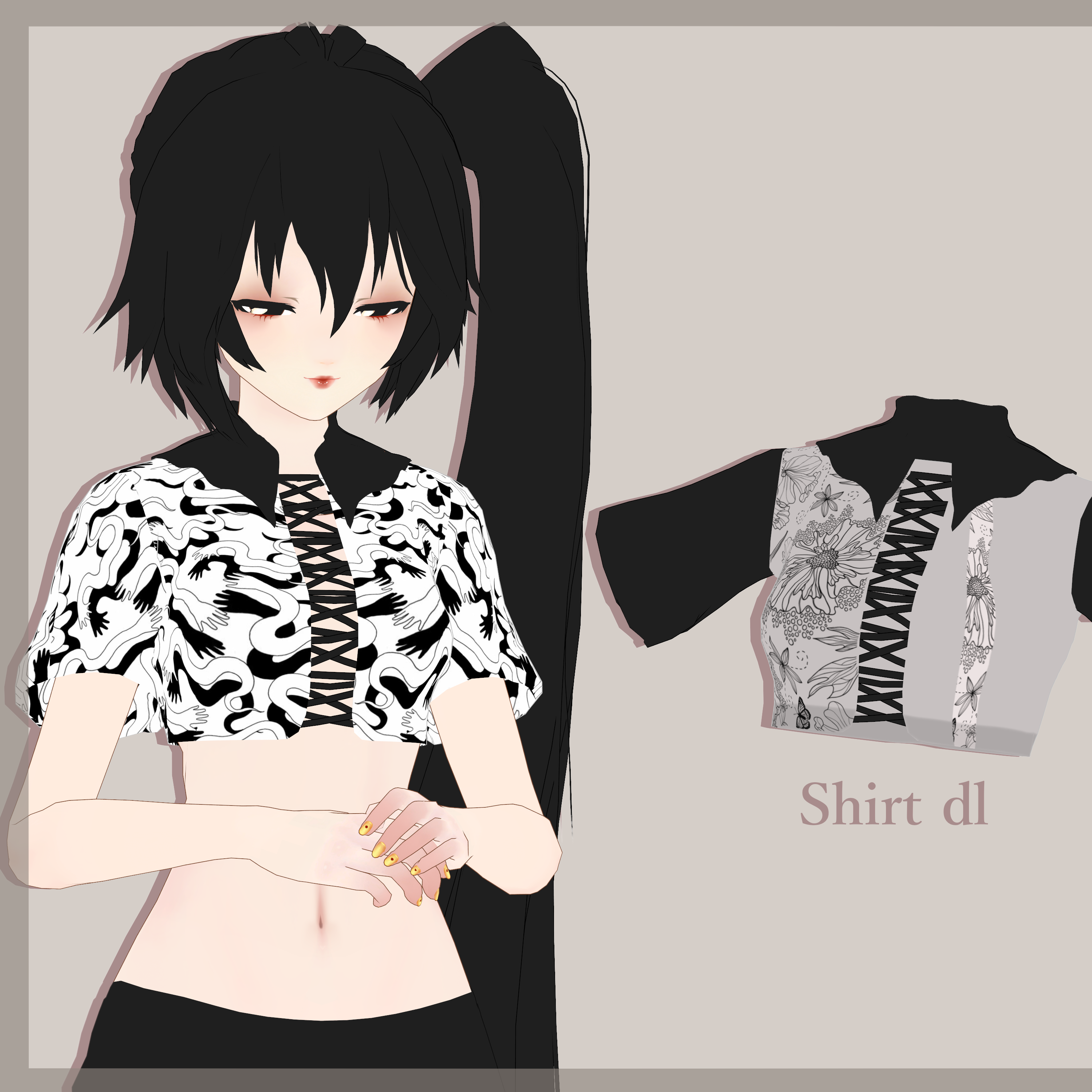 Shirt mmd dl by Miruyang on DeviantArt