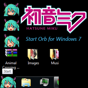 Hatsune Miku Windows 7 Start Orb v2.0 by IWSFOD-D on DeviantArt